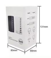 China Universal Travel Adapter 268W GAN Desktop Charger with Short Circuit Protection and 8 Port USB PD Fast Charger for sale