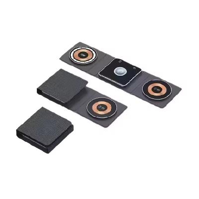China 9V/2A Input Magnetic Foldable 3 In 1 Wireless Charger for Portable Charging for sale
