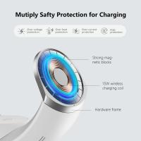China LED Lamp Wireless Charger with 4-in-1 Multifunction Stand Output Voltage and Current 9V-12V/1.5A Maximum Output Power 15W for sale