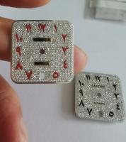 China Exclusive Design  Moissanite Watch Royal Luxury Moissanite  Santos On Wrist for sale