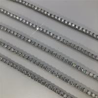 China OEM Moissanite Diamond Tennis Necklace Claw Setting Moissanite Necklace Mens In USA for sale