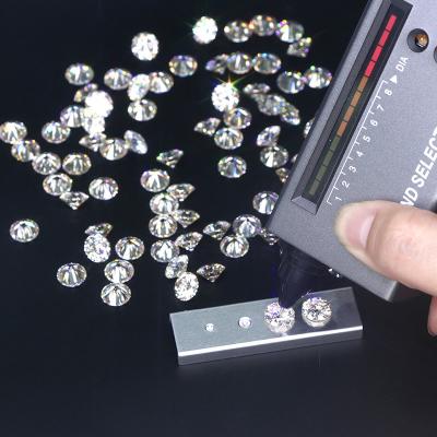 China D Color GRA Moissanite Diamond Stone 6.5mm Brilliant Cut Moissanite for sale