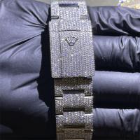 China Round Brilliant Cut Moissanite Watch for sale