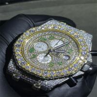 China DEF Moissanite Diamond Watch AP  Royal Oak Iced Out Moissanite Watch for sale