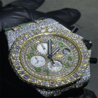 China DEF Moissanite Diamond Watch AP  Royal Oak Iced Out Moissanite Watch for sale