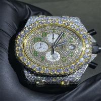 China DEF Moissanite Diamond Watch AP  Royal Oak Iced Out Moissanite Watch for sale