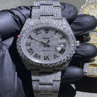 China Round Brilliant Cut Moissanite Watch for sale