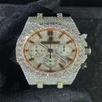 China America Moissanite Diamond Watch Set Chain Moissanite Mens Watches In Europe for sale