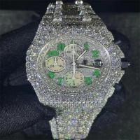 China Ap Iced Out Moissanite Diamond Watch Band Bezel Temeite Luxury Gold Watch for sale