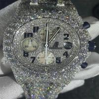 China 36 MM Women Diamond Watch VVS Moissanite Studded Watch For Her for sale
