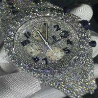 China 36 MM Women Diamond Watch VVS Moissanite Studded Watch For Her for sale