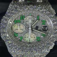 China 36 MM Women Diamond Watch VVS Moissanite Studded Watch For Her for sale