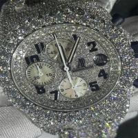 China 36 MM Women Diamond Watch VVS Moissanite Studded Watch For Her for sale
