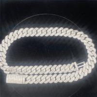 China Iced Out  VVS FG Cvd Miami Cuban Link Chain 10k Gold Cuban Link For Lasting Lifetime for sale