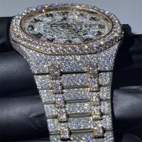 China Top Brand Arabic Dial Bust Down Moissanite Watch for sale