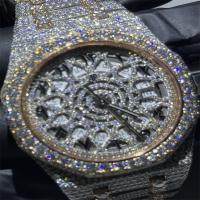 China Icebox Moissanite AP Watch  Hip Hop Bling ODM VVS Diamond Watch for sale