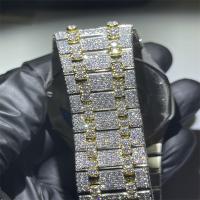 China AP 19 Carats Top Clone Bust Down Watches Bling VVS Moissanite Watch for sale
