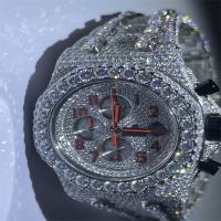 China Hip Hop Moissanite Iced Out Watch Datejust Automatic Mechanical Watches For Women for sale