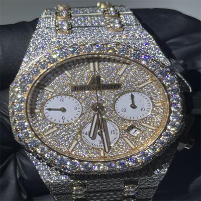 China Automatic Bling Moissanite AP Watch for sale