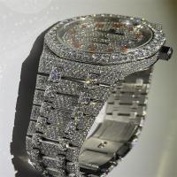 China Colourless Luxury Diamond Watch 20 carats Mens Diamond Watches 3EX for sale