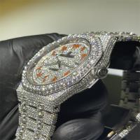 China Colourless Luxury Diamond Watch 20 carats Mens Diamond Watches 3EX for sale