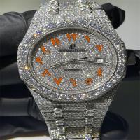 China Colourless Moissanite Bust Down Watch Bling Moissanite Custom Ap Watch for sale