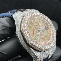 China Datejust Moissanite Mens AP Watch  Iced Out Pass In Diamond Tester for sale