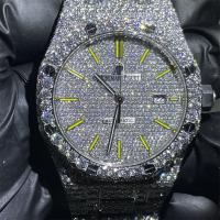China Natural Hip Hop Moissanite AP Watch for sale