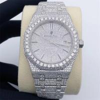 China Royal Moissanite AP Watch GRA Iced Out Luxury Mechanical Watch for sale
