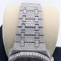 China 3Atm Water Resistant Iced Out Moissanite Watch Original VVS1 Buss Down Watch for sale