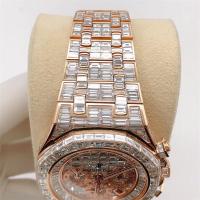 China Handmade Moissanite AP Watch Jewelry Inlay Iced Out Moissanite Stainless Steel for sale