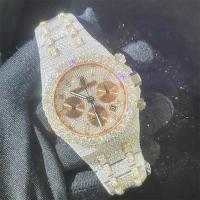 China OEM Diamond Ap Watch Iced Out Date Day Hip Hop Bling VVS Ap Watch for sale