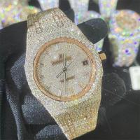 China VVS1 Moissanite  Watches Piguet 41 Mm Iced Out Ap Watch For Unisex for sale