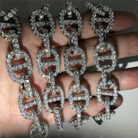 China Claw Setting Moissanite Cuban Link 10K 14K Heavy Gold Moissanite Miami Cuban for sale