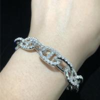 China Bracelet Women Moissanite Cuban Chain for sale