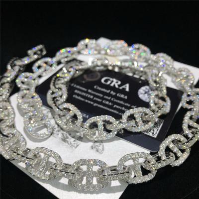 China Bracelet Women Moissanite Cuban Chain for sale