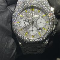 China Hiphop Moissanite Bust Down Watch Fashion Bling Vvs Moissanite For Women for sale