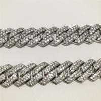 China Miami Moissanite Cuban Chain Luxury Rapper Vvs Moissanite Cuban Link Bracelet for sale