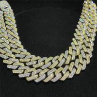 China GRA 10mm Iced Out Cuban Link Hip Hop Jewelry Custom 12mm Cuban Link For Men for sale