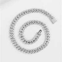 China D Color Moissanite Cuban Link Chain GRA Iced Out Hip Hop Jewelry 20MM for sale