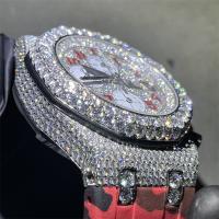 China 28 Carats Iced Out Moissanite Watch  Audemars Piguet Buss Down Ap Watch for sale