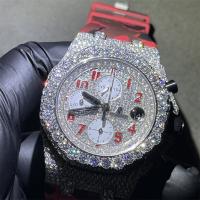 China 28 Carats Iced Out Moissanite Watch  Audemars Piguet Buss Down Ap Watch for sale