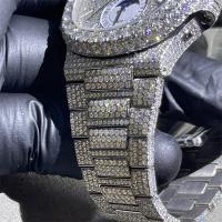 China GRA Custom Moissanite Watches Waterproof Jewelry Diamond Watch For Rap Star for sale