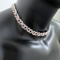China Custom 925 Silver Moissanite Cuban Link Chain Jewelry Hip Hop Diamond for sale
