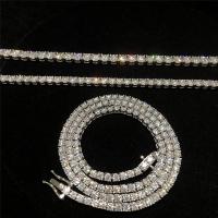 China Fine Jewelry Moissanite Tennis Chain S925 Silver Diamond Vvs Bracelet Hip Hop for sale