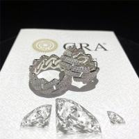China 925 Silver Miami Cuban Link Chain Iced Out Moissanite Mens Diamond Ring For Fine Jewelry for sale