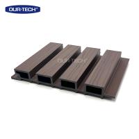 China Waterproof Weather-resistant Termite-proof WPC Wall Panel for Modern Villa Facade and Exterior Cladding for sale