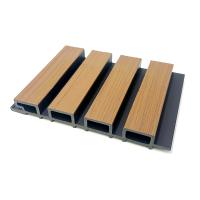 China Eco-friendly Waterproof Low Maintenance WPC Wall Cladding for Outdoor Decorative Siding for sale