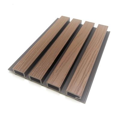 China Eco-friendly Waterproof Low Maintenance WPC Wall Cladding for Outdoor Decorative Siding for sale