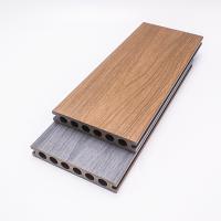 China 3D Embossed Finish Waterproof Anti-Slip WPC Decking Wood Plastic Composite Outdoor Decking for sale